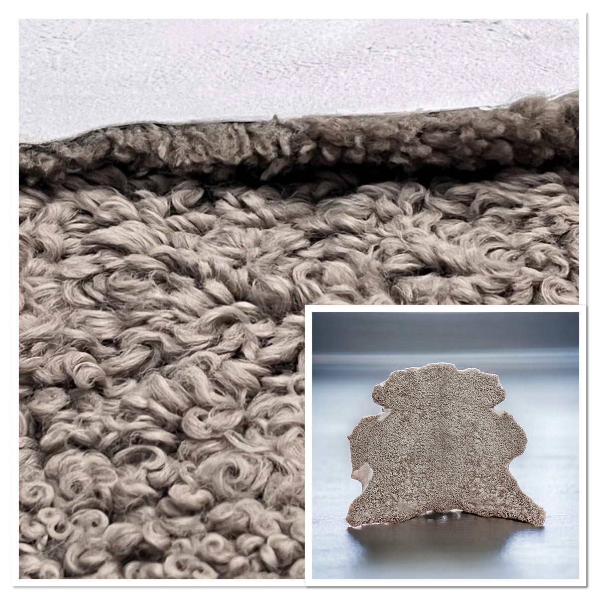 Upholstery Sheepskin Moon, Curly Wool Shearling : (30mm) 10 – GH ...