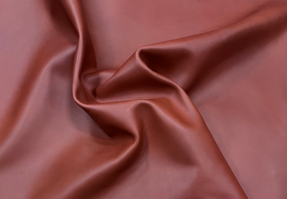 Cairo Burnt-Red : Smooth Leather Cow Sides, 1.6-1.8mm (Ex Pittards Sto ...
