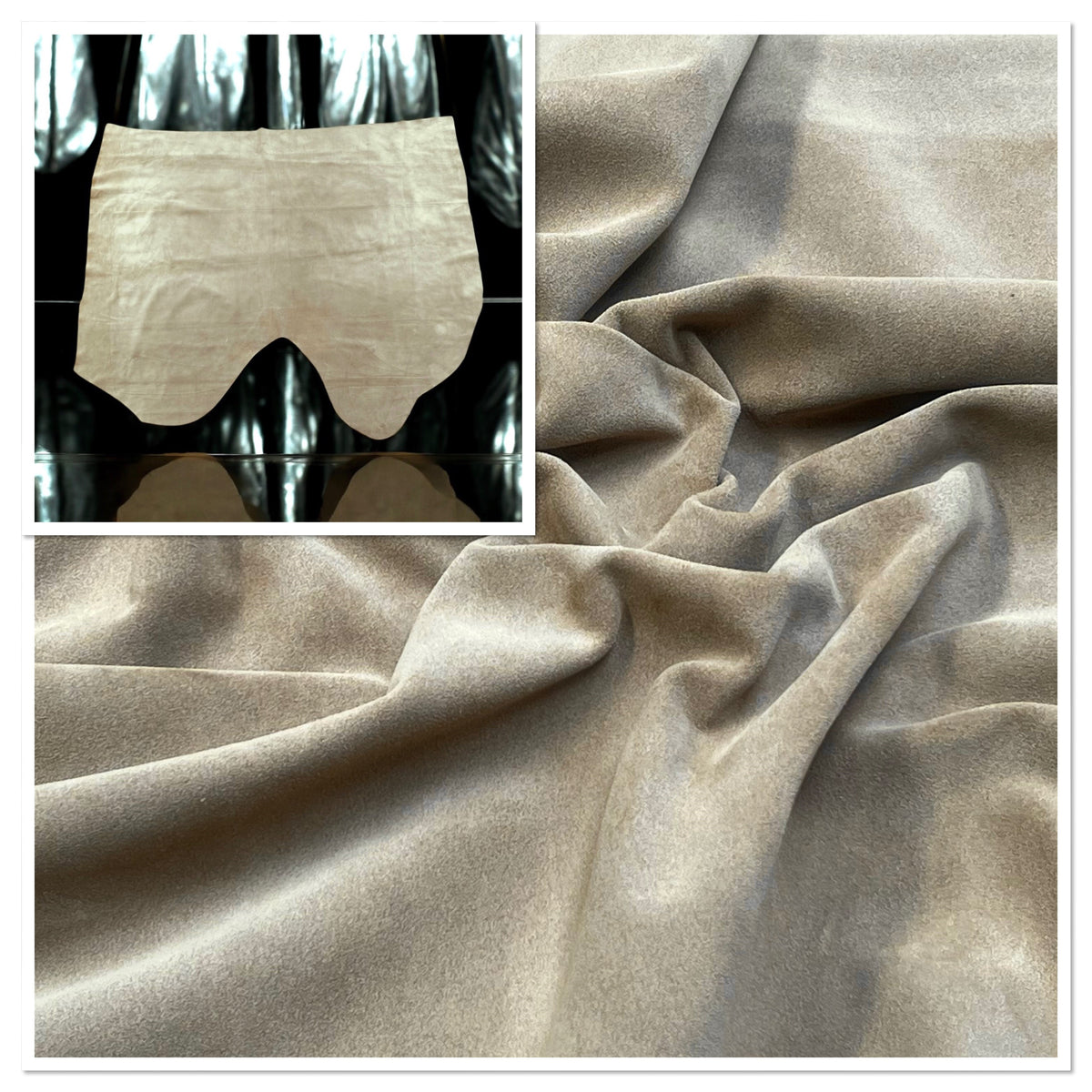 Fawn, Washable Split Suede : (1.1-1.2mm 3oz) 15 – GH LEATHERS LTD
